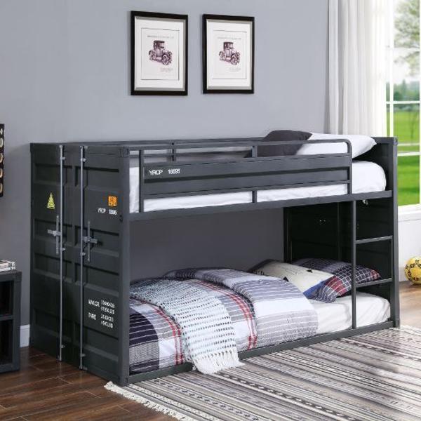 Free Shipping: ACME Furniture Cargo Twin - Twin Bunk Bed - Gunmetal ...