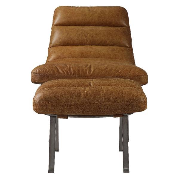 Free Shipping: ACME Furniture Bison Accent Chair with Toffee Top Grain ...