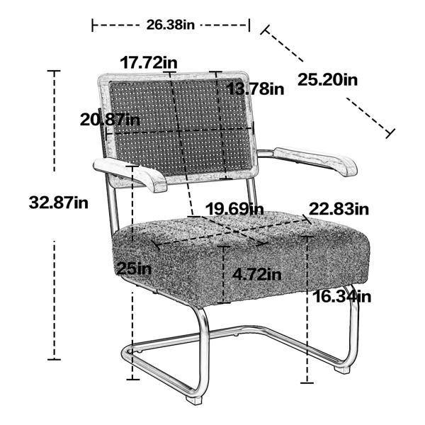 Jolt Accent Chair - Modern Industrial Slant Armchair - Light Blue ...