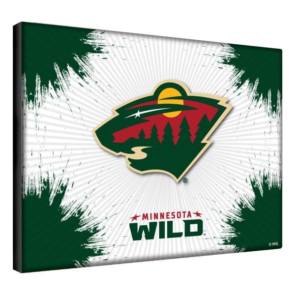 Free Shipping: Holland Bar Stool Minnesota Wild Logo Canvas Wall Art ...