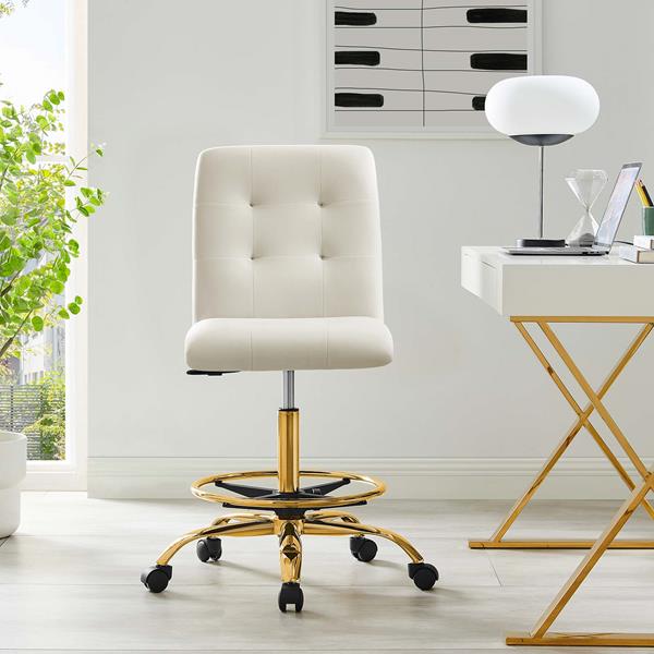 Velvet drafting chair store